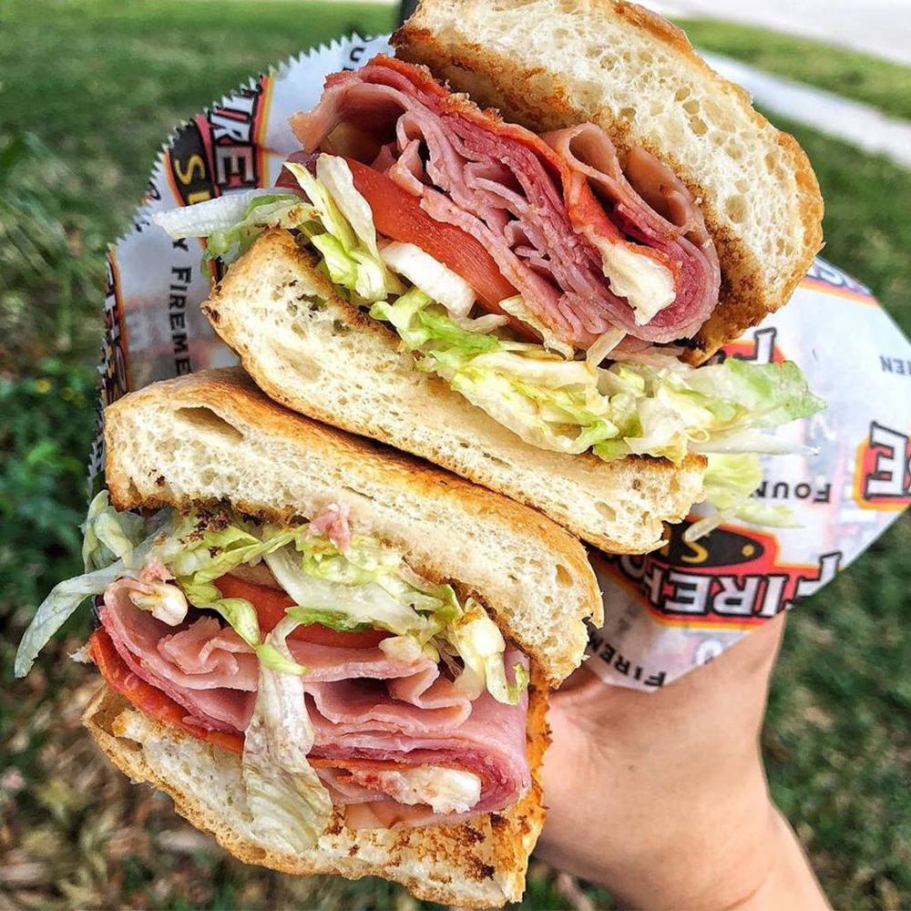 Firehouse Subs in Hand - Lundy’s Lane Niagara Falls